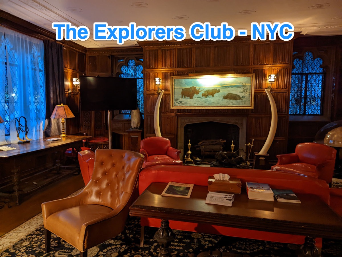 How to Speak Whale – Explorers Club, NYC - Adam the Adventurer